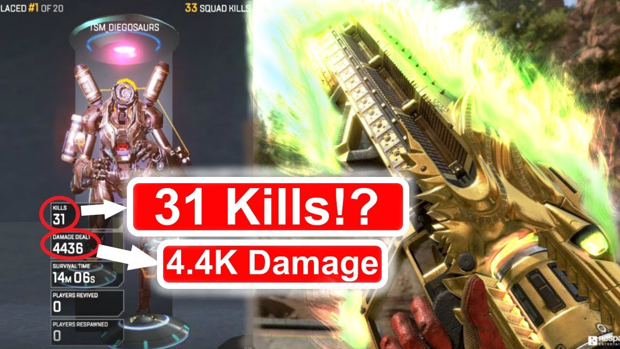 APEX LEGENDS *31-Bomb* Havoc Rifle is INSANE [TSM_Diegosaurs] - YouTube