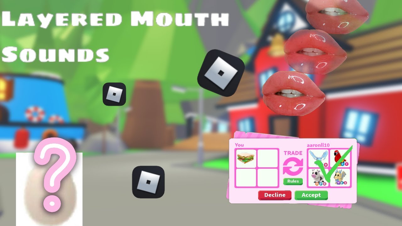 +LAYERED MOUTH SOUNDS+ Roblox Adopt me - YouTube