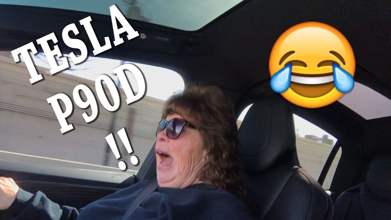FUNNIEST TESLA REACTION !! (Acceleration and AutoPilot) - YouTube