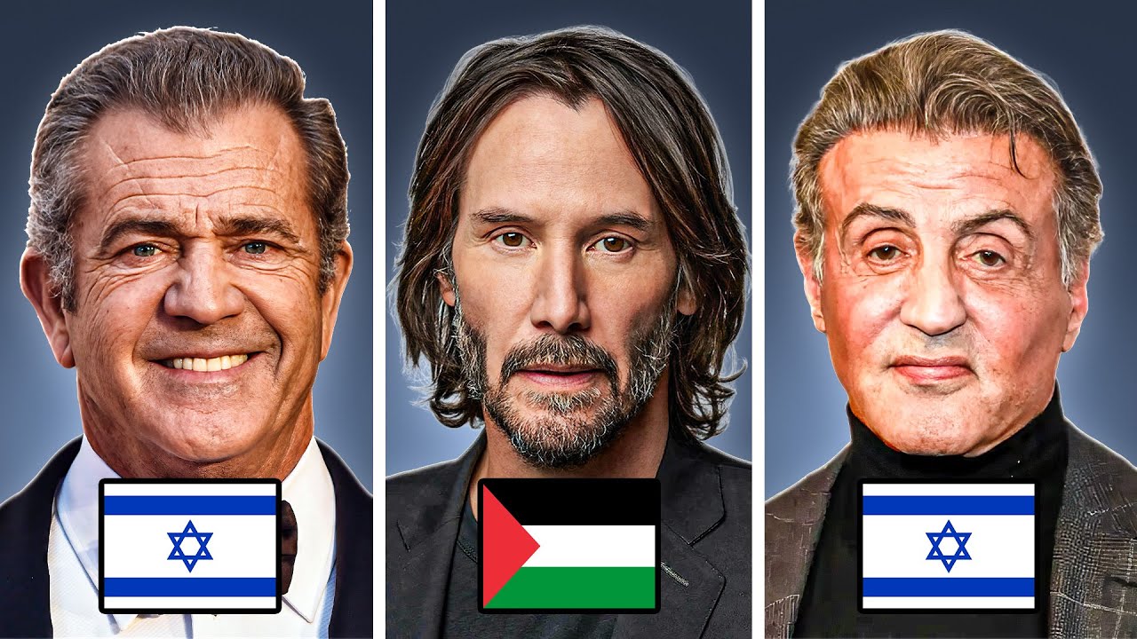 Famous Actors Who Support Palestine Or Israel - YouTube