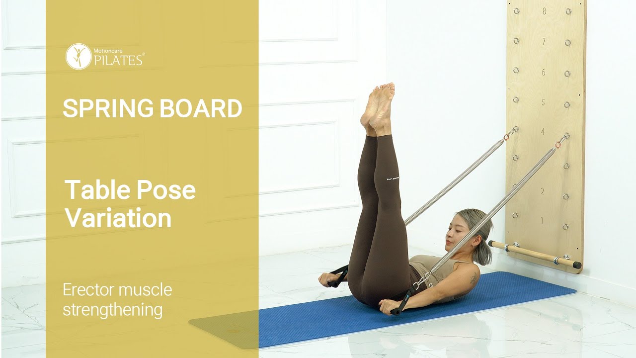 PILATES WORKOUT | Spring Board 40/42: Table Pose Variation | Guidebook ...