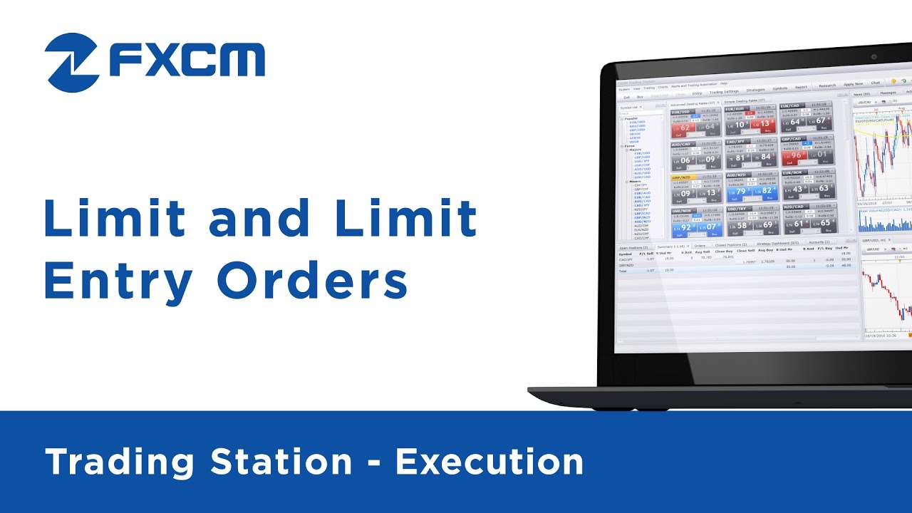 Limit and Limit Entry Orders | FXCM Trading Station Functionality - YouTube