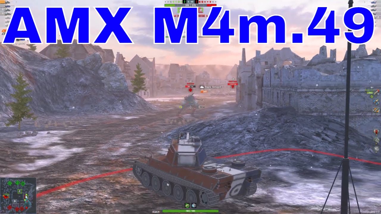 Blitz battles | AMX M4 mle. 49 - YouTube