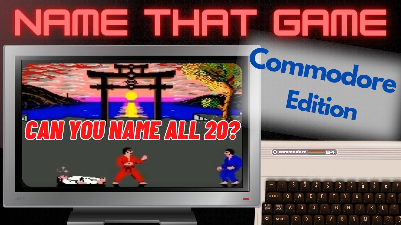 Commodore video games quiz. Can you name all 20 old school commodore ...