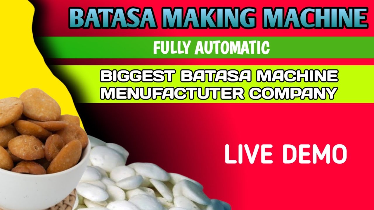 Biggest Batasa Machine Menufacturer Company ! Batasa Making Machine ...