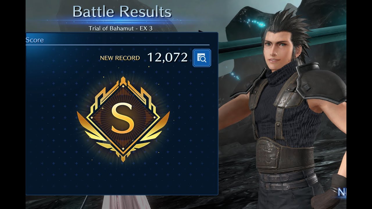 FF7EC Bahamut EX3 Zack/Barret/Aerith - YouTube