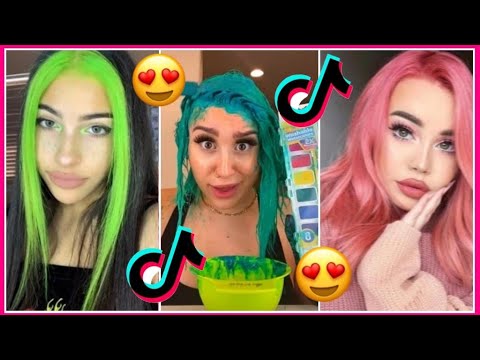 💇 ️Tik Tok Hair Color 🔥 Challenge Hair Transformation Tik Tok - YouTube
