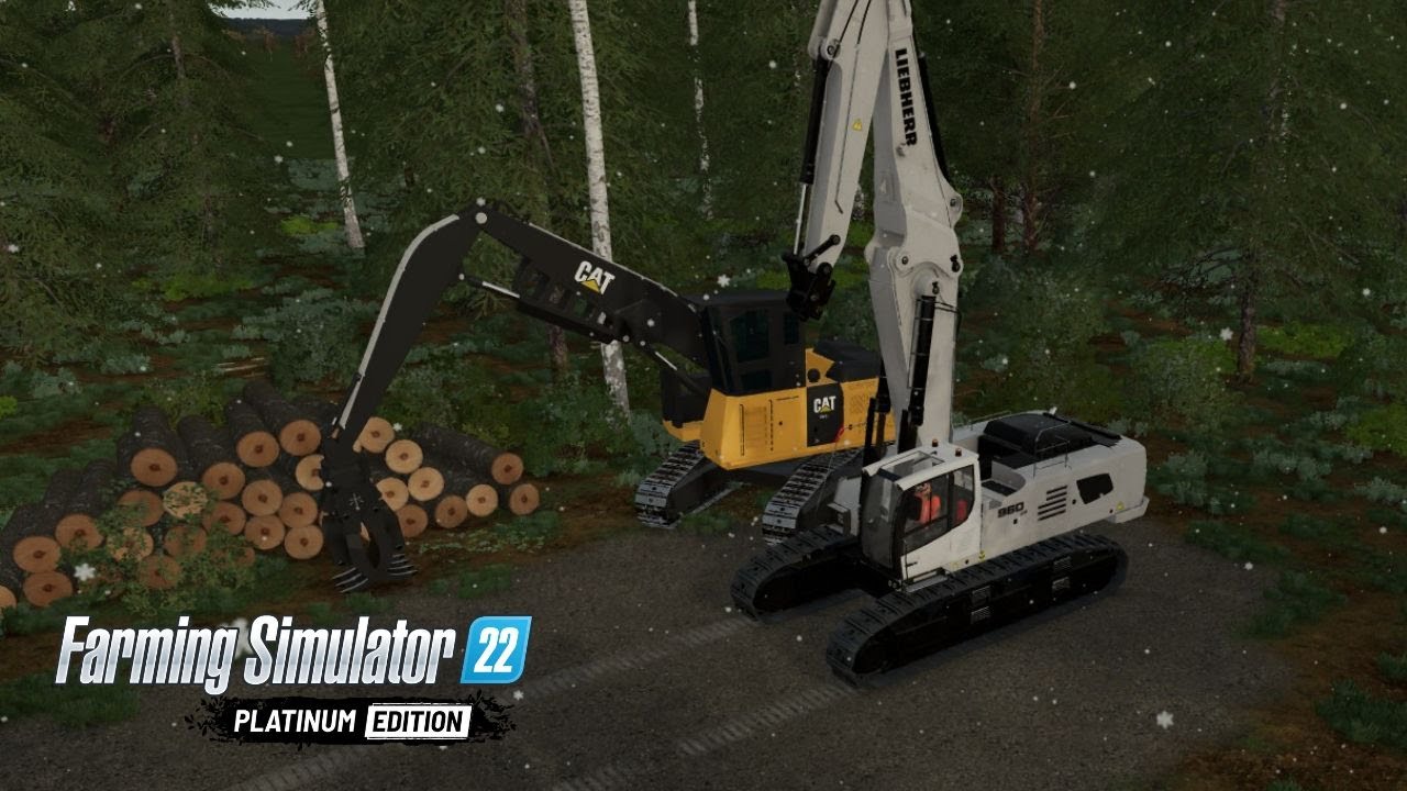 The FASTEST Way To Load & Unload Logs | FS22 | Farming Simulator 22 ...