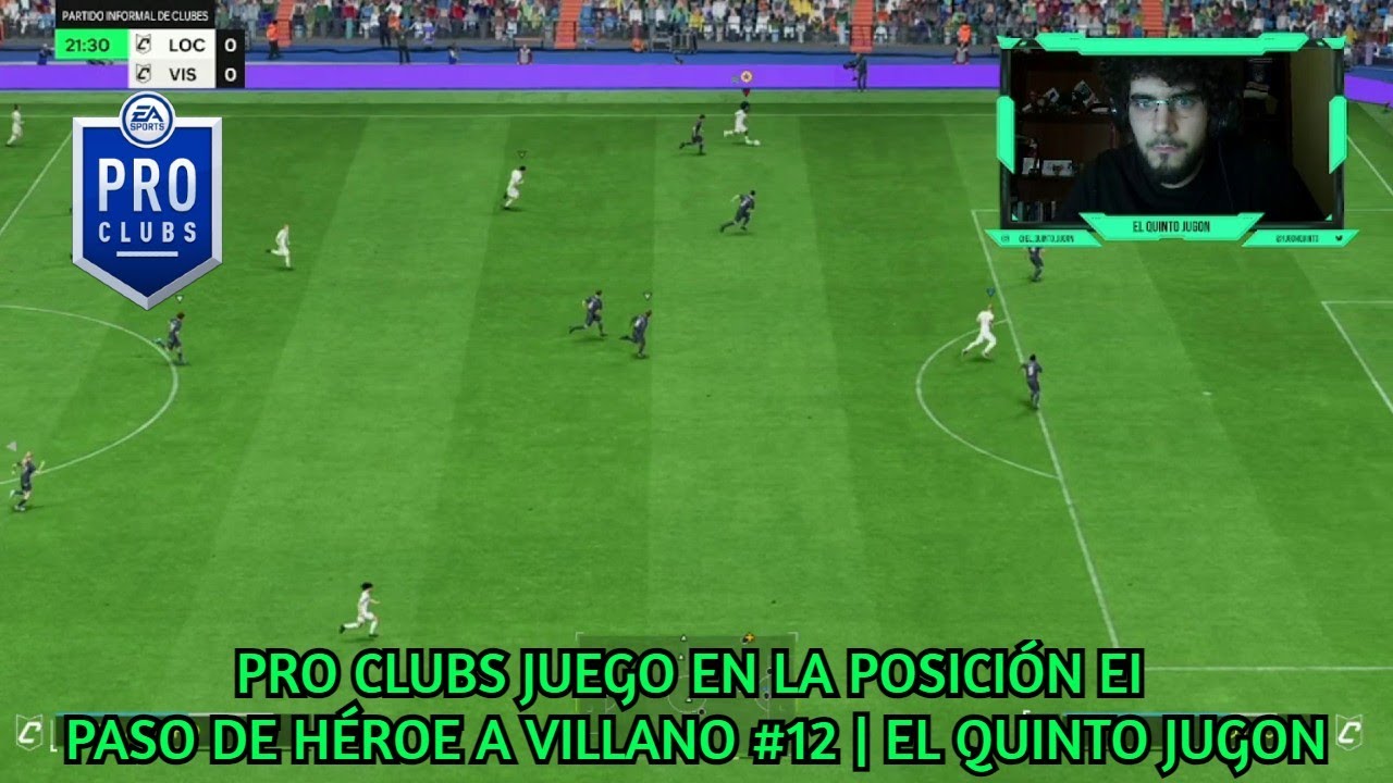 EA FC 24 MODO PRO CLUBS juego en la posición EI paso de héroe a villano ...