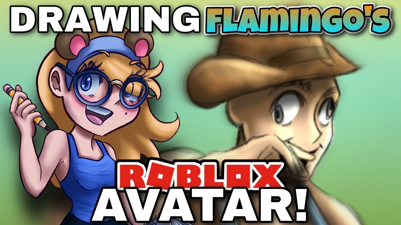DRAWING Flamingo's ROBLOX AVATAR! - YouTube