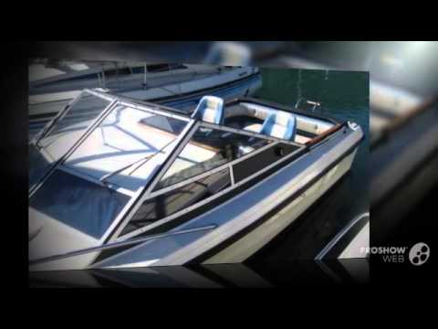 Draco 2100 sportcab power boat, day cruiser year - 1985 - YouTube