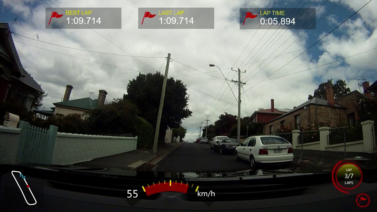 Track Addict- Garmin Virb Edit GPS overlay test - YouTube