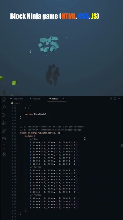 Block Ninja Game Codingchallenge Pythonprogramming Trending Htmlcss Frontend Smartphone