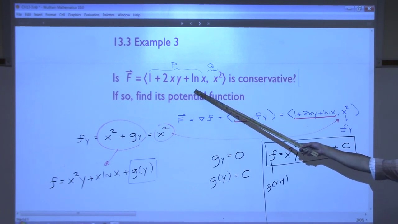 2415 13-3 Fund Thm Line Integrals and 13-4 Greens Theorem part2 - YouTube