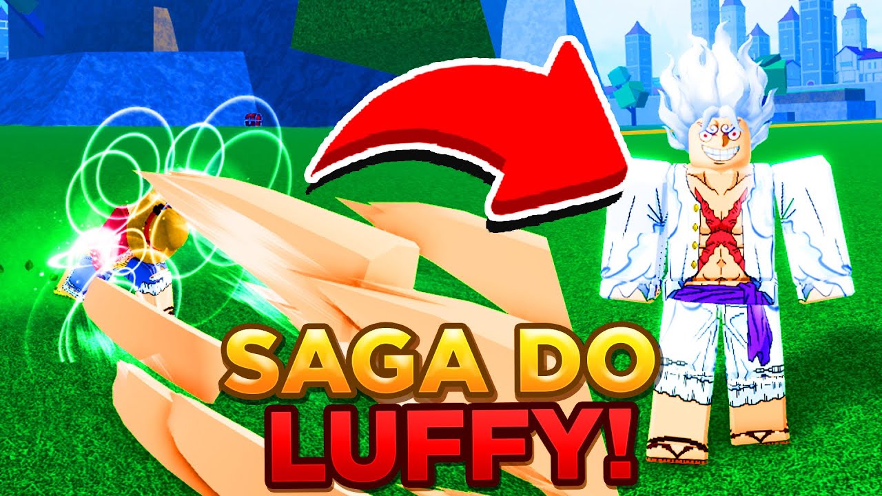 RECRIEI A SAGA DO LUFFY DE ONE PIECE EM 10 MINUTOS NO BLOX FRUITS ...