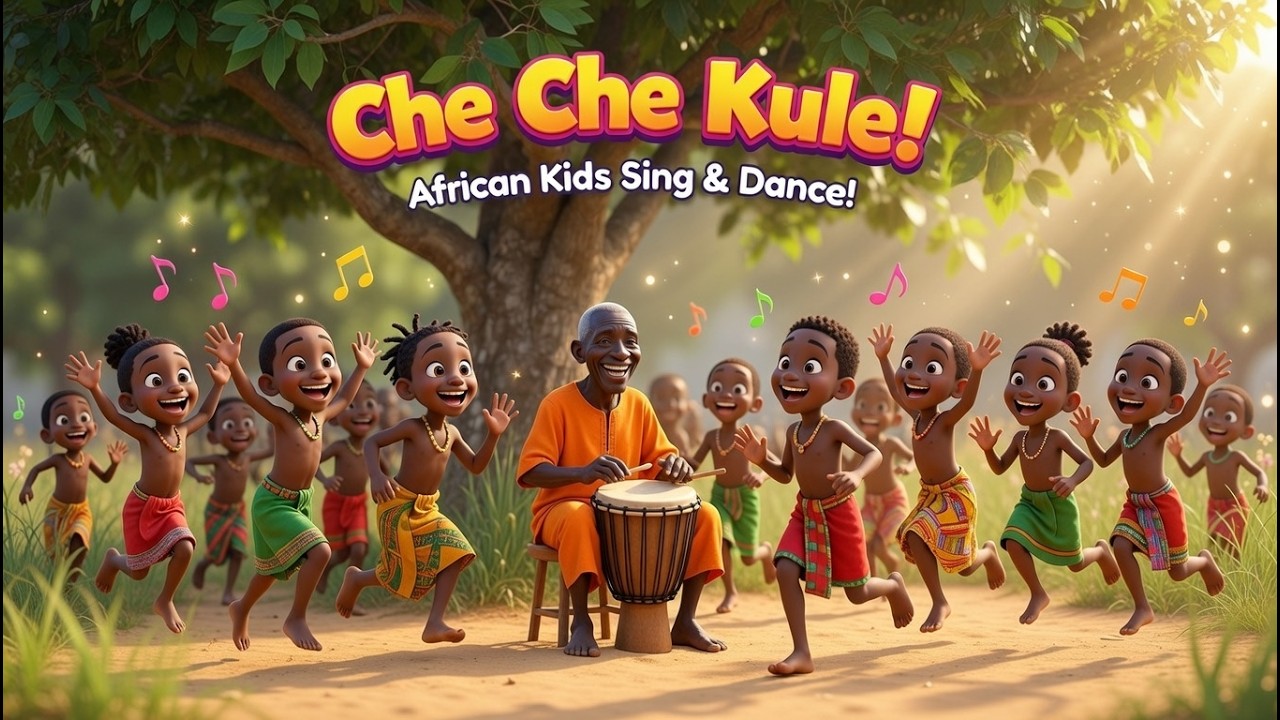 Che Che Kule – African Kids Sing & Dance with Teacher | 3D Animation ...