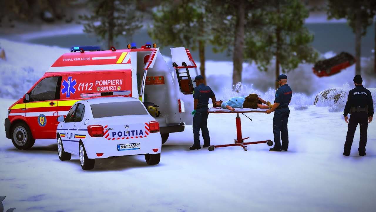 A FOST NEVOIE DE AMBULANTA | POLITIA ROMANA | GTA 5 | LSPDFR | ROMANIA ...