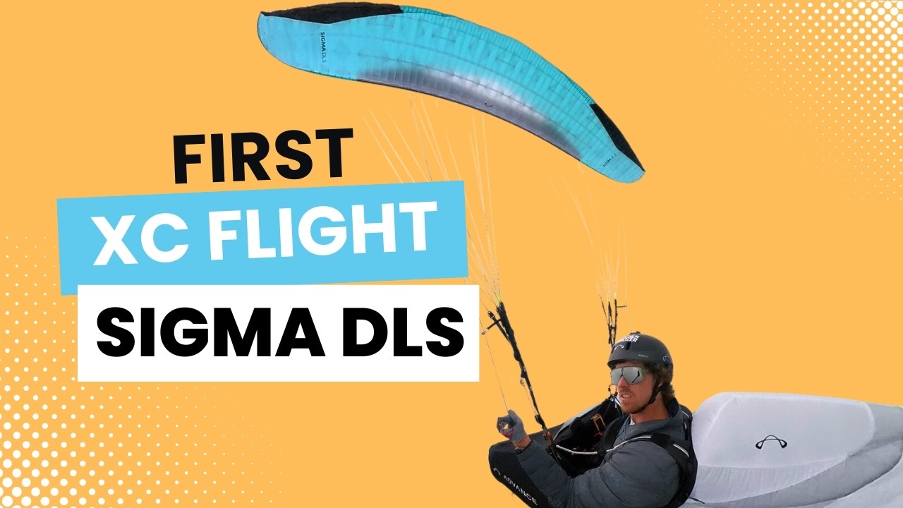 My first cross country and little race flight with the new Advance Sigma DLS 🏎️🪂 - YouTube