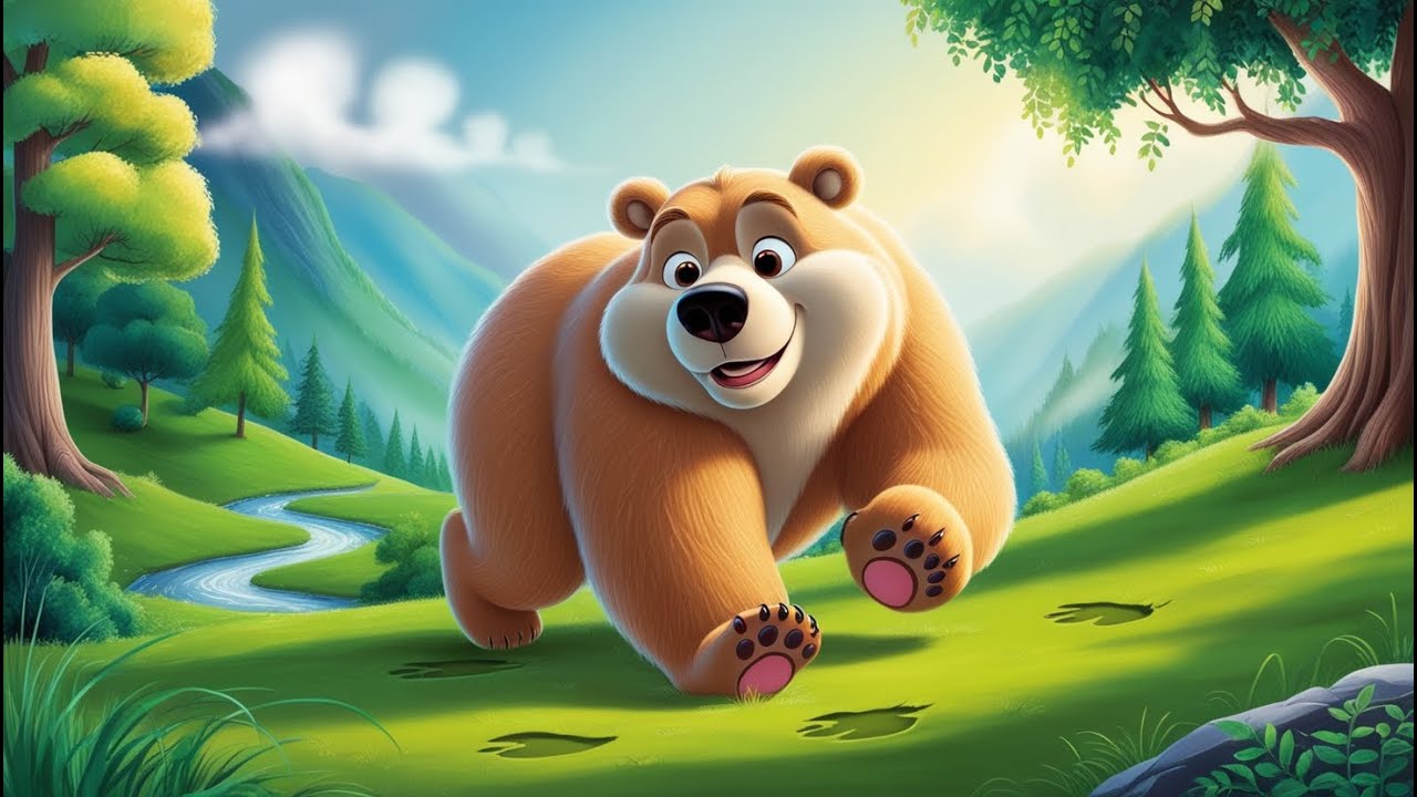 The Bear Went Over the Mountain Song Nursery Rhymes - YouTube