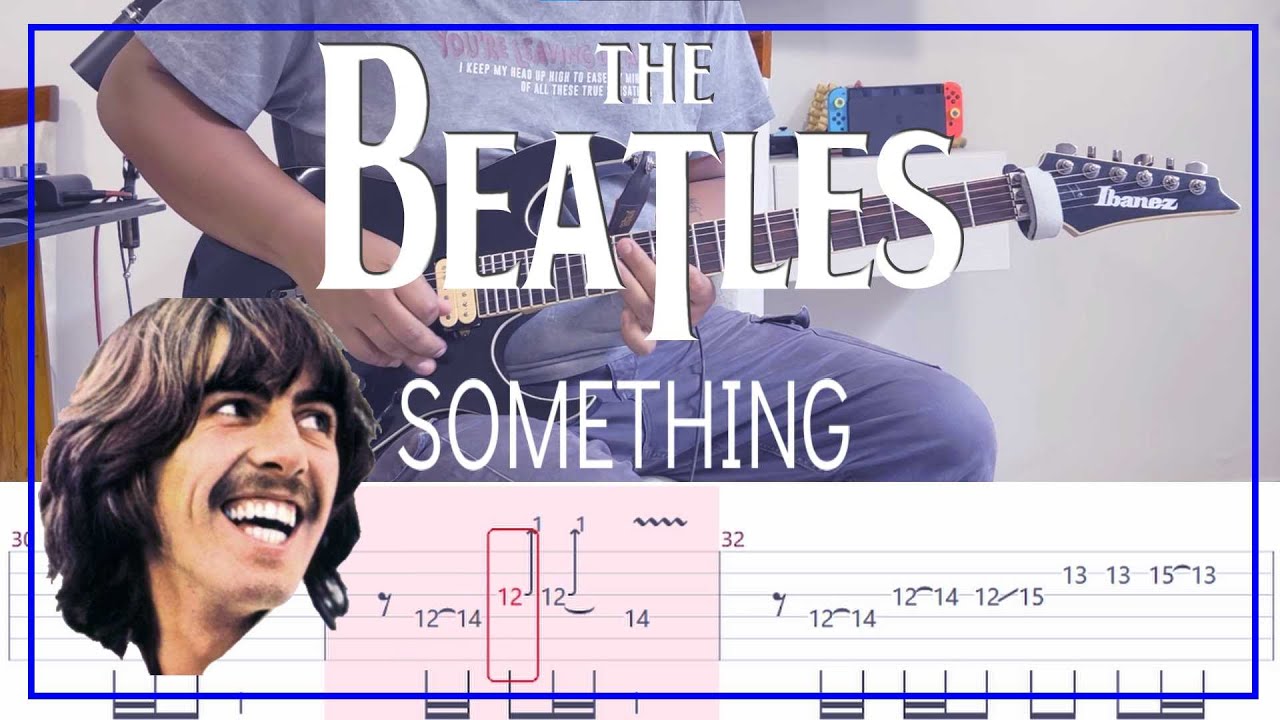 The Beatles - Something (Guitar lesson with TAB) - YouTube