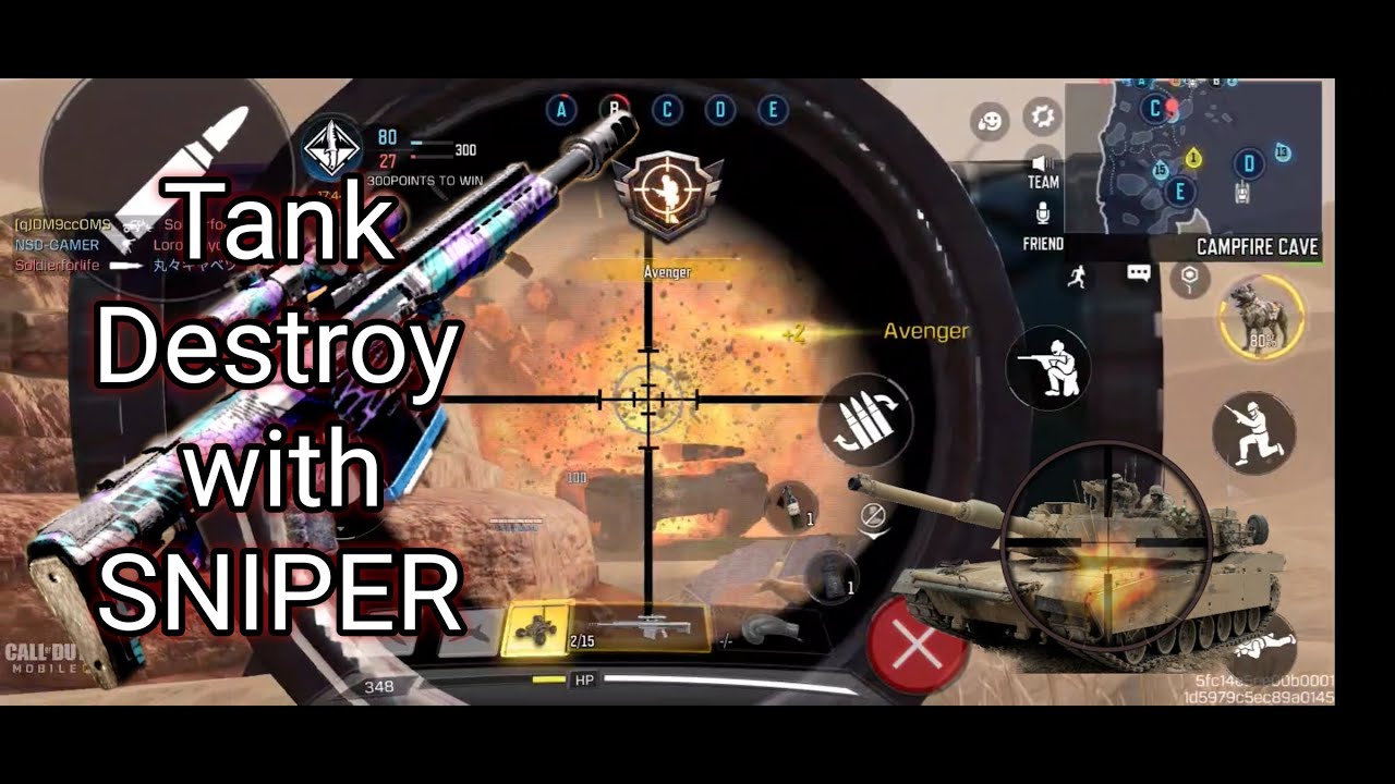 #Tank destroy 💥 with Rytec AMR sniper | codm multiplayer - YouTube