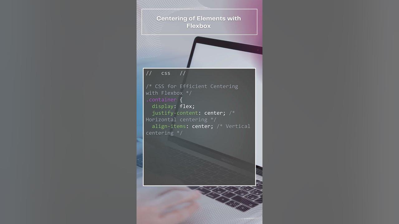 CSS - How to center elements using Flexbox - YouTube