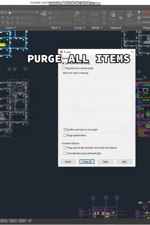 AutoCAD Tip How to clean your CAD file - YouTube