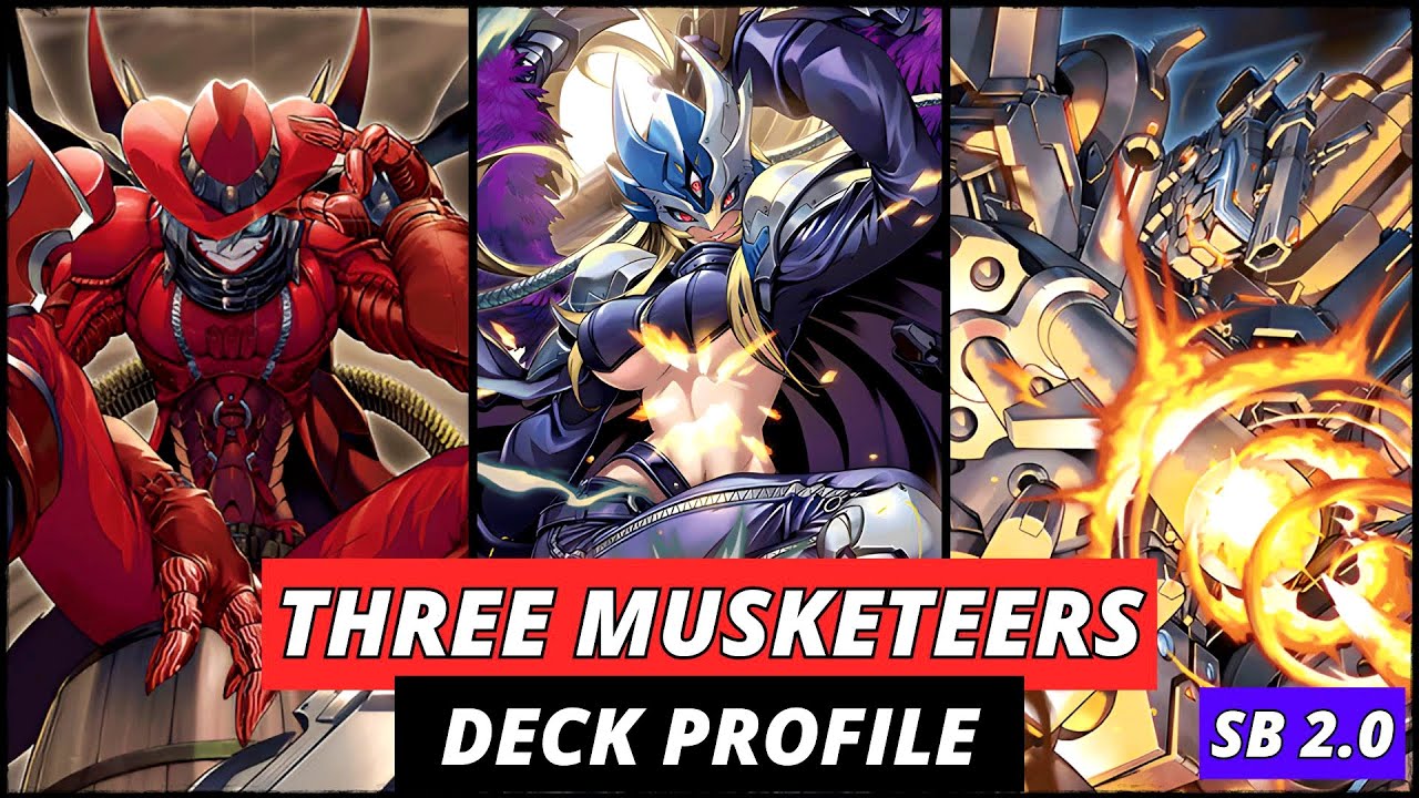 WILD WILD WEST! Three Musketeers Deck Profile | Digimon TCG SB 2.0 ...