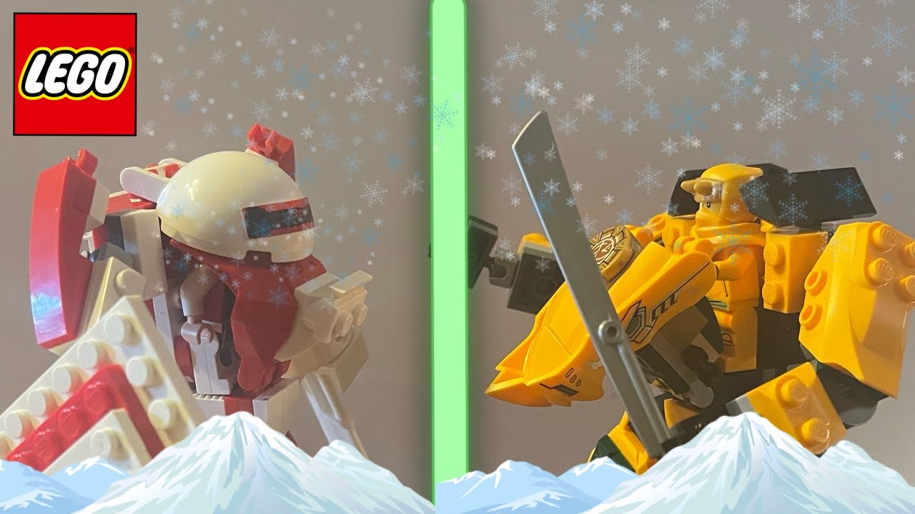 Arin’s mech VS angry Karen mech armor (LEGO animation)… - YouTube