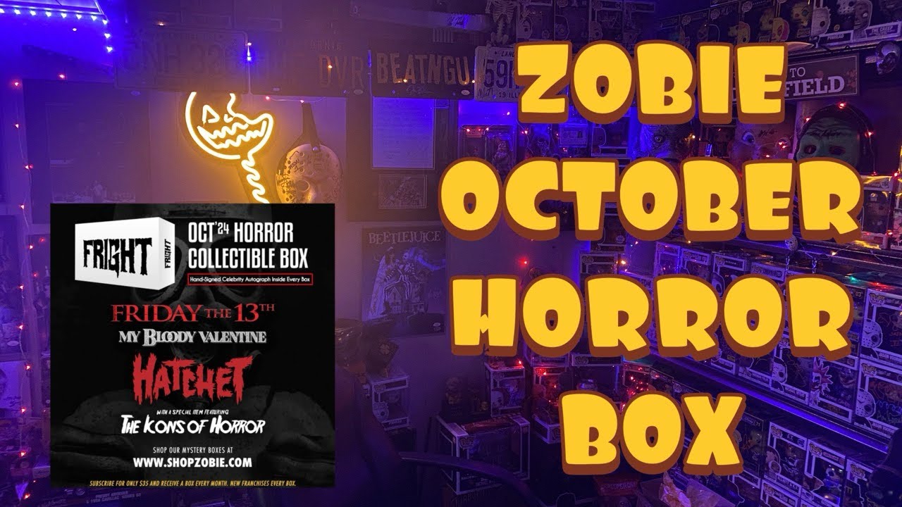 Unboxing the October ZOBIE Horror Box - YouTube