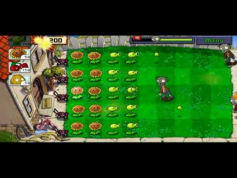 Basic Strategy Adventure 1 level 4, Plant Vs Zombie 1 Mobile #pvz1 ...