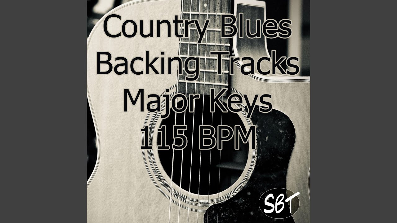 Country Blues Guitar Backing Track C Major - YouTube