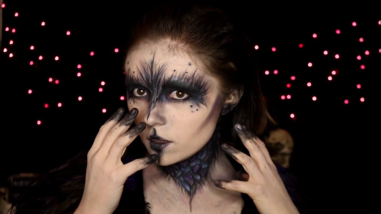 Raven Witch Makeup Tutorial - YouTube