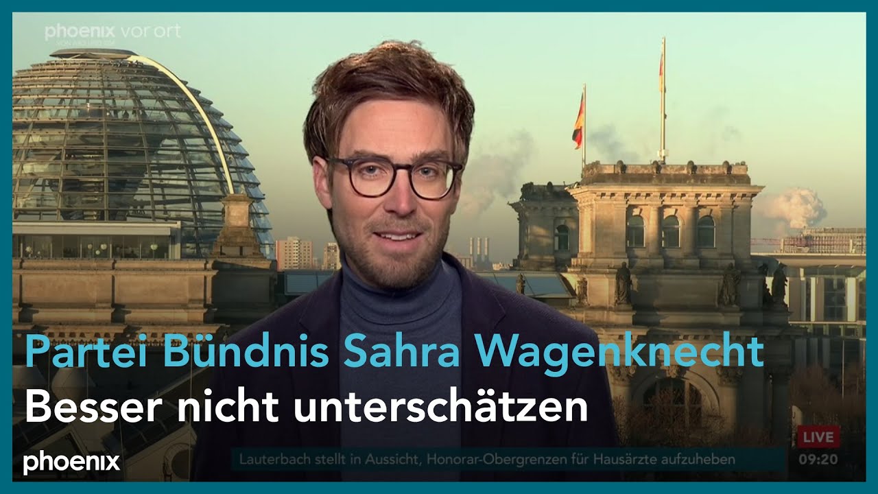 phoenix nachgefragt mit Veit Medick zur Gründung der Partei Bündnis ...