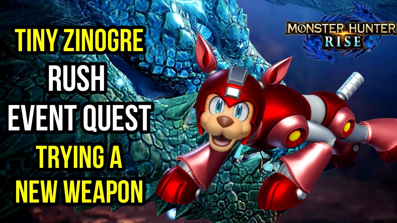 MOSNTER HUNTER RISE Mega Man Collab Event Quest - Rush Layered Armor ...