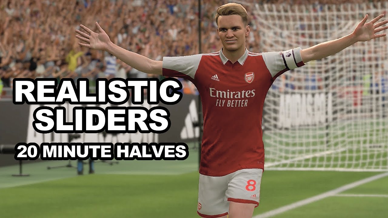FIFA 23 Realistic Sliders 20 Minute Half Sliders + Gameplay - YouTube