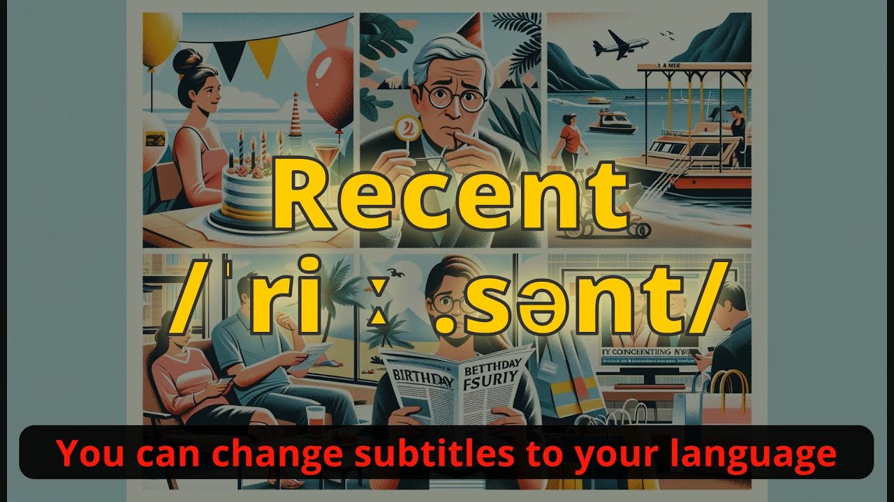 Recent meaning with 5 examples - YouTube