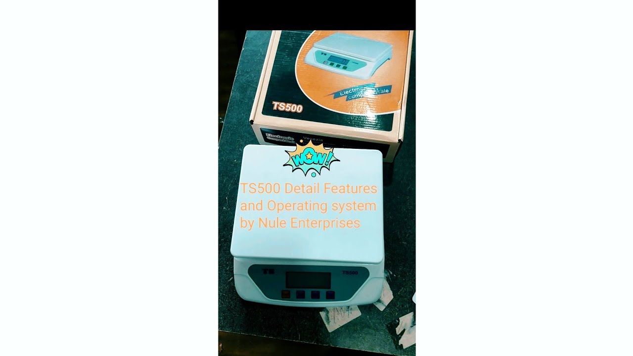TS500 Electronic Scale Features, Operating and Piece Counting - YouTube