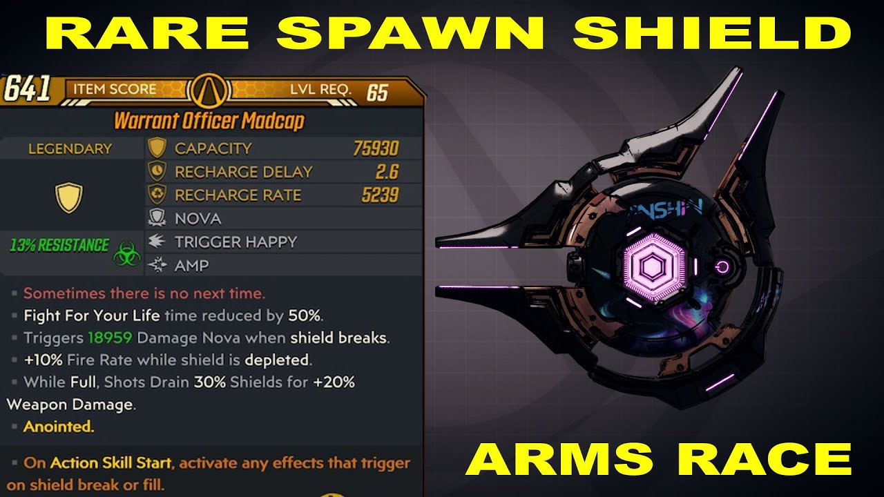 BL3 - LVL 65 - Warrant Officer Madcap - Corrosive - A.S.S - Activate ...