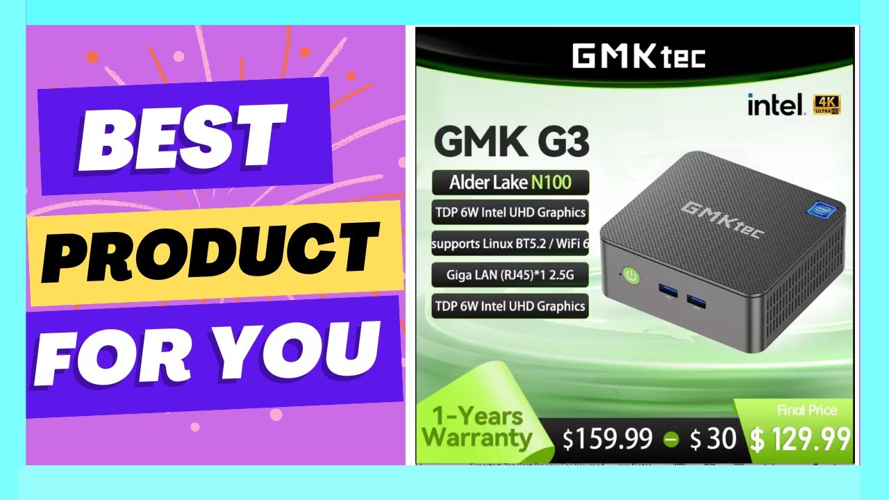 GMKtec Mini Pc GMK G3 Mini Computer - YouTube