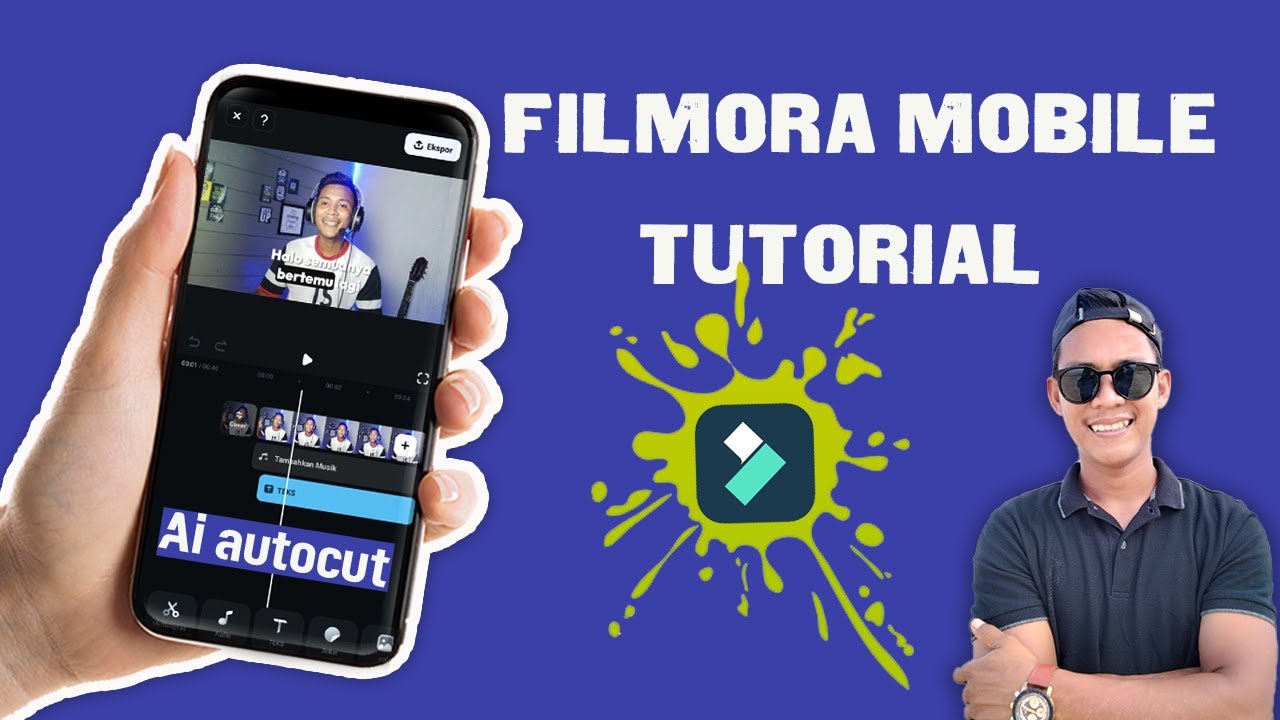 Filmora mobile tutorial | Ai auto cut Fitur pemotongan video otomatis ...