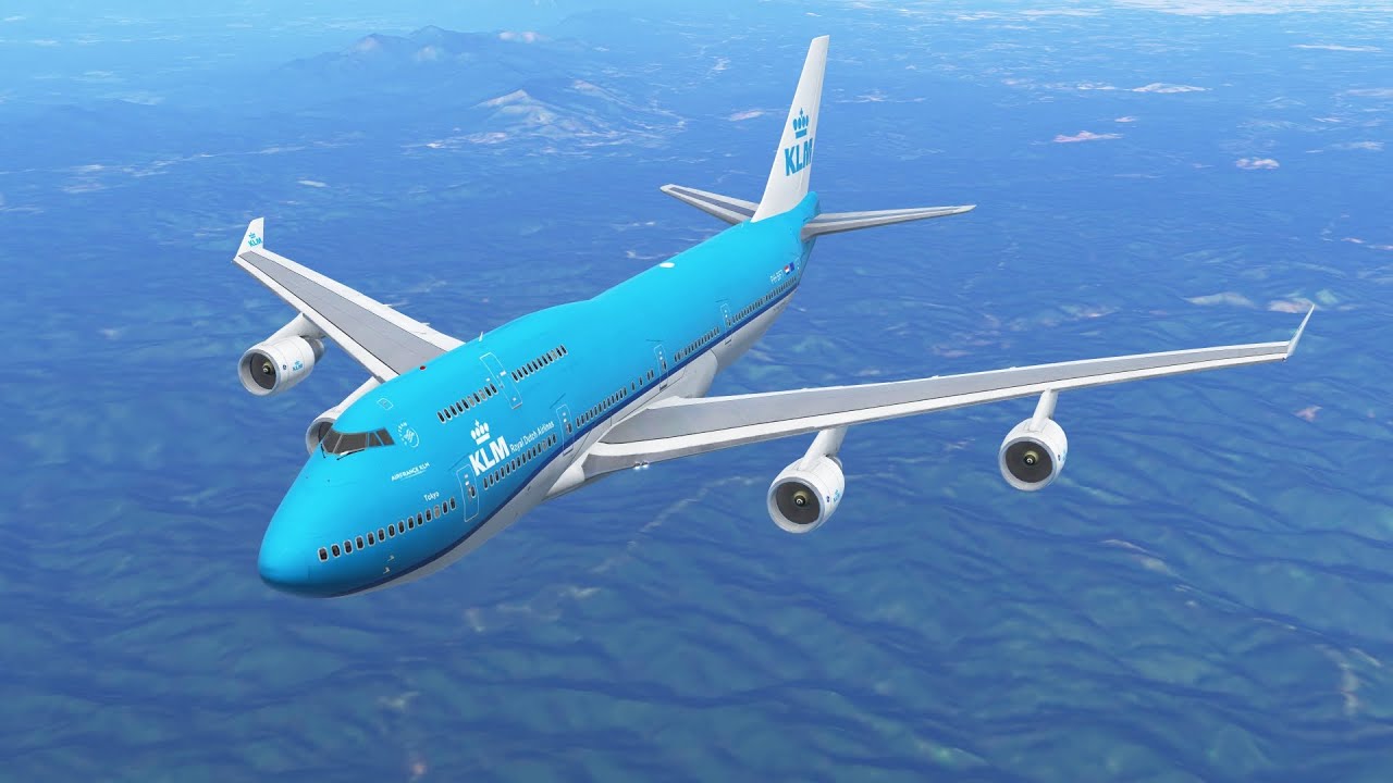 Infinite Flight - Boeing 747 KLM TakeOff and Landing SBCT - SBKP - YouTube