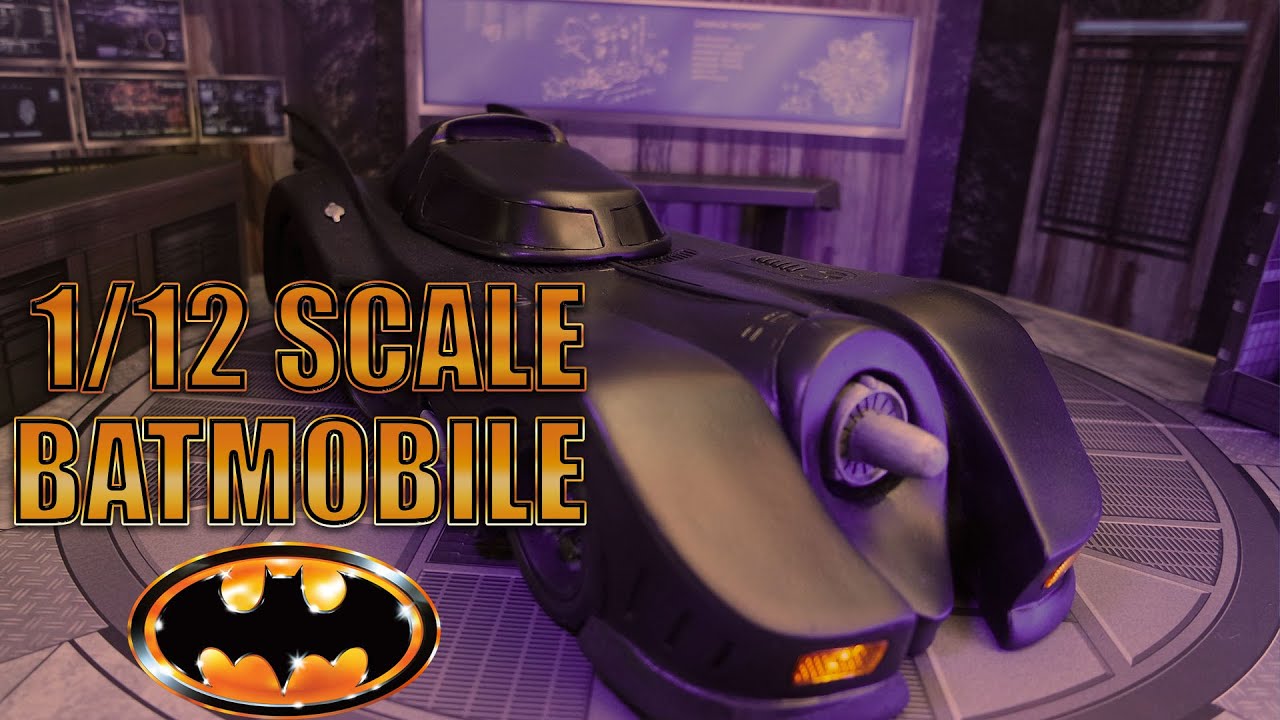 FIRST EVER(?) Custom 1/12 scale 1989 Batmobile | Dreth.NET - YouTube