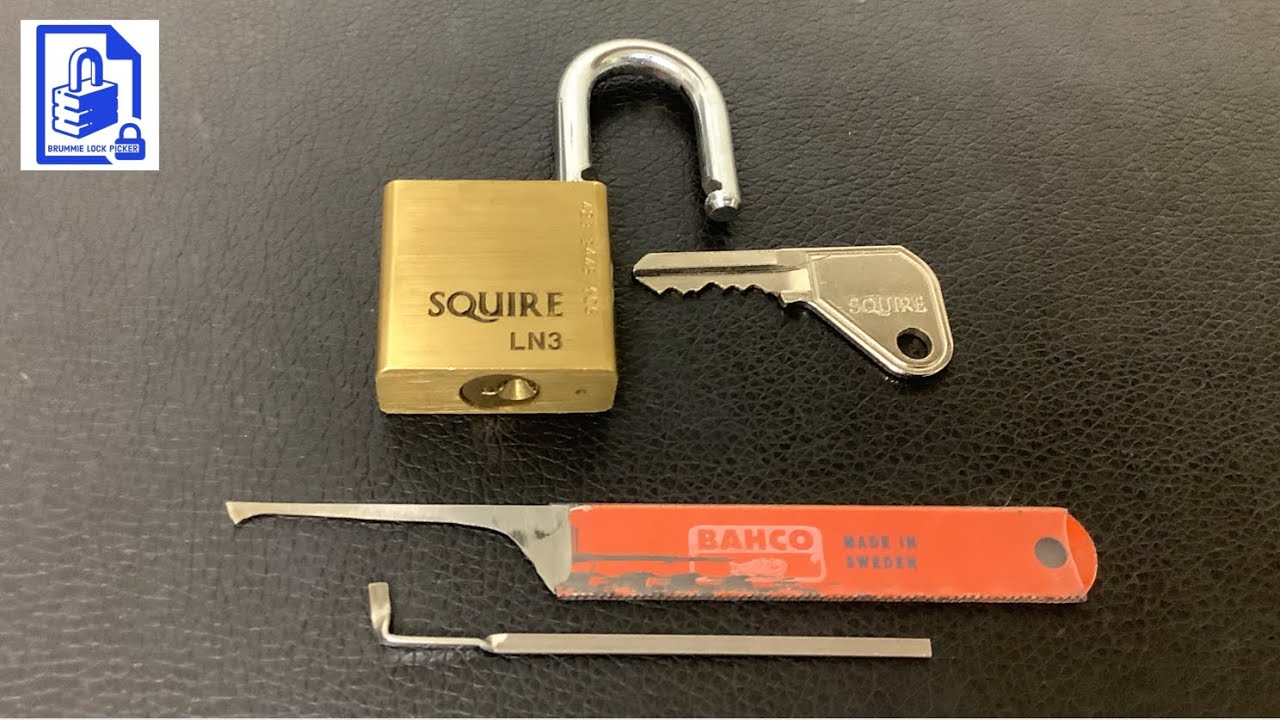 648. Squire LN3 Military padlock picked - YouTube
