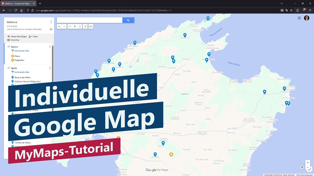 Eigene Google Maps Karte erstellen – Google My Maps Tutorial für individuelle Urlaubsplanung ...