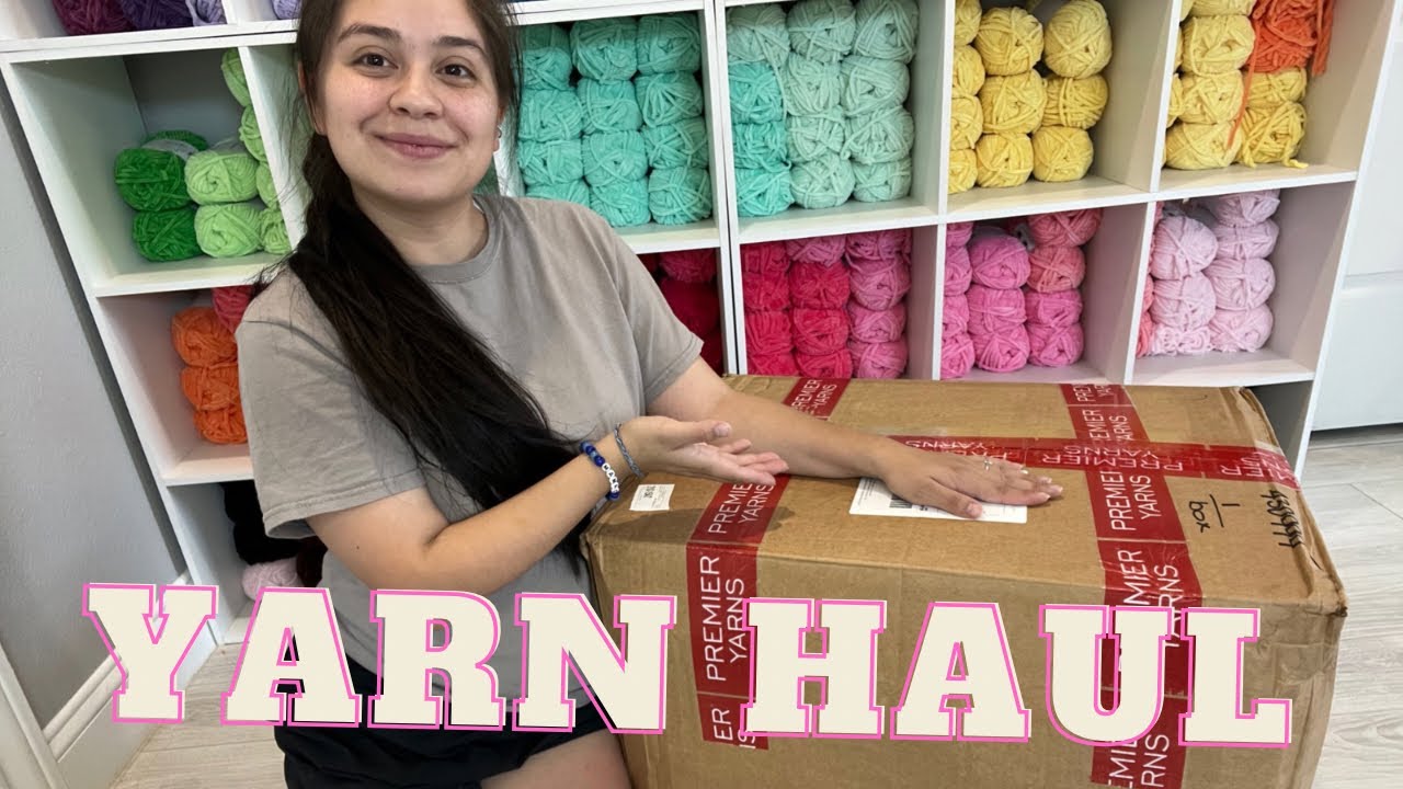 BASIX CHENILLE FROM PREMIER YARNS - YARN HAUL - YouTube