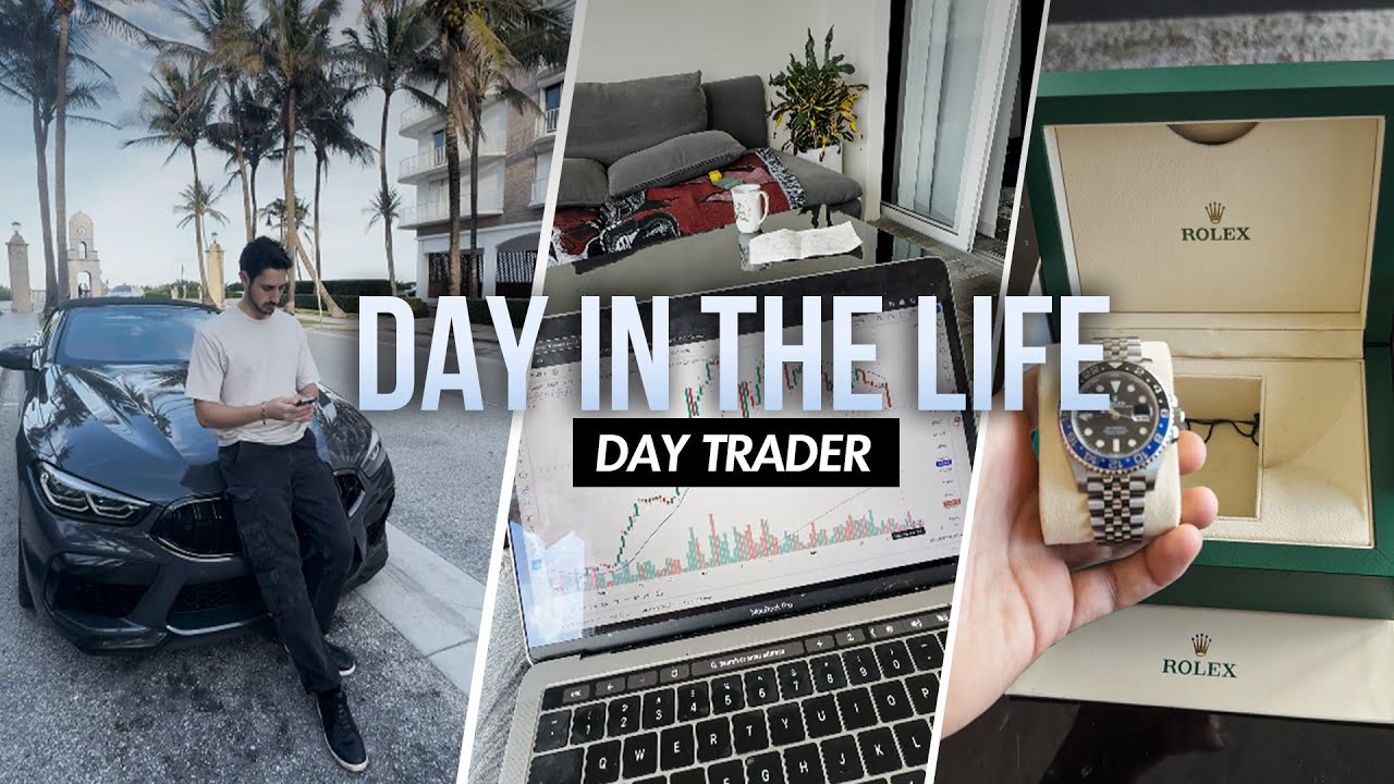 Realistic Day in The Life Of a Stock Trader (Live Trading) - YouTube