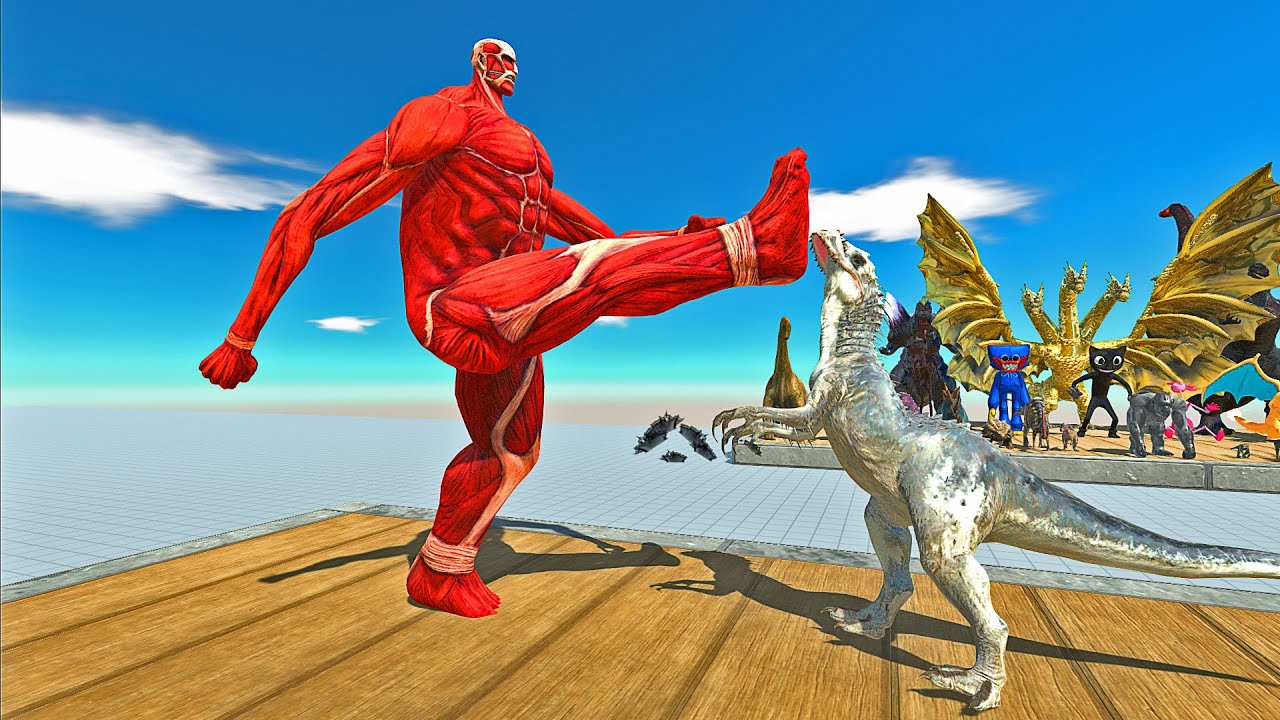 TITAN ATTACK ALL UNITS - Animal Revolt Battle Simulator - YouTube