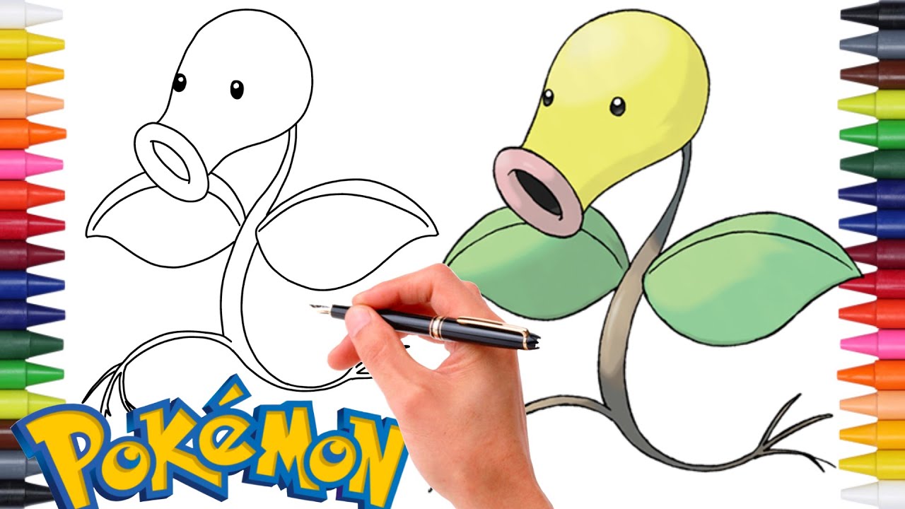 Comment Dessiner LE POKÉMON CHÉTIFLOR (Bellsprout) FACILEMENT ! #069 ...