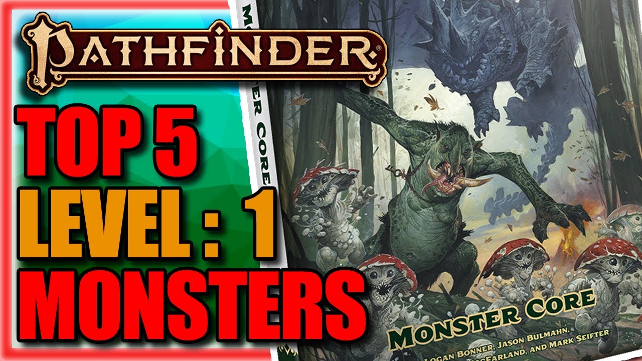 TOP 5 Level: 1 Creatures within Pathfinder2e - YouTube